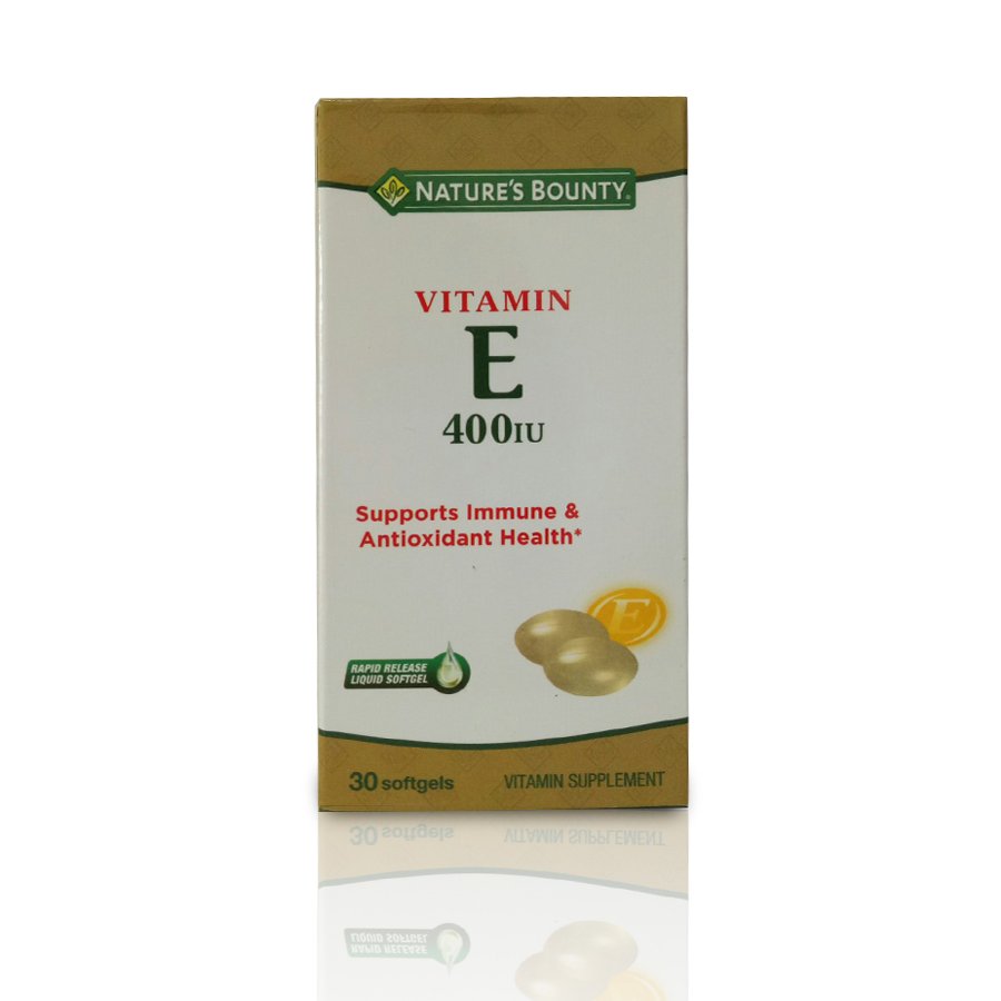 Vitamin E 400IU Nature’s Bounty Mỹ (Lọ/30v) Date 10/2026 | Top Thuốc